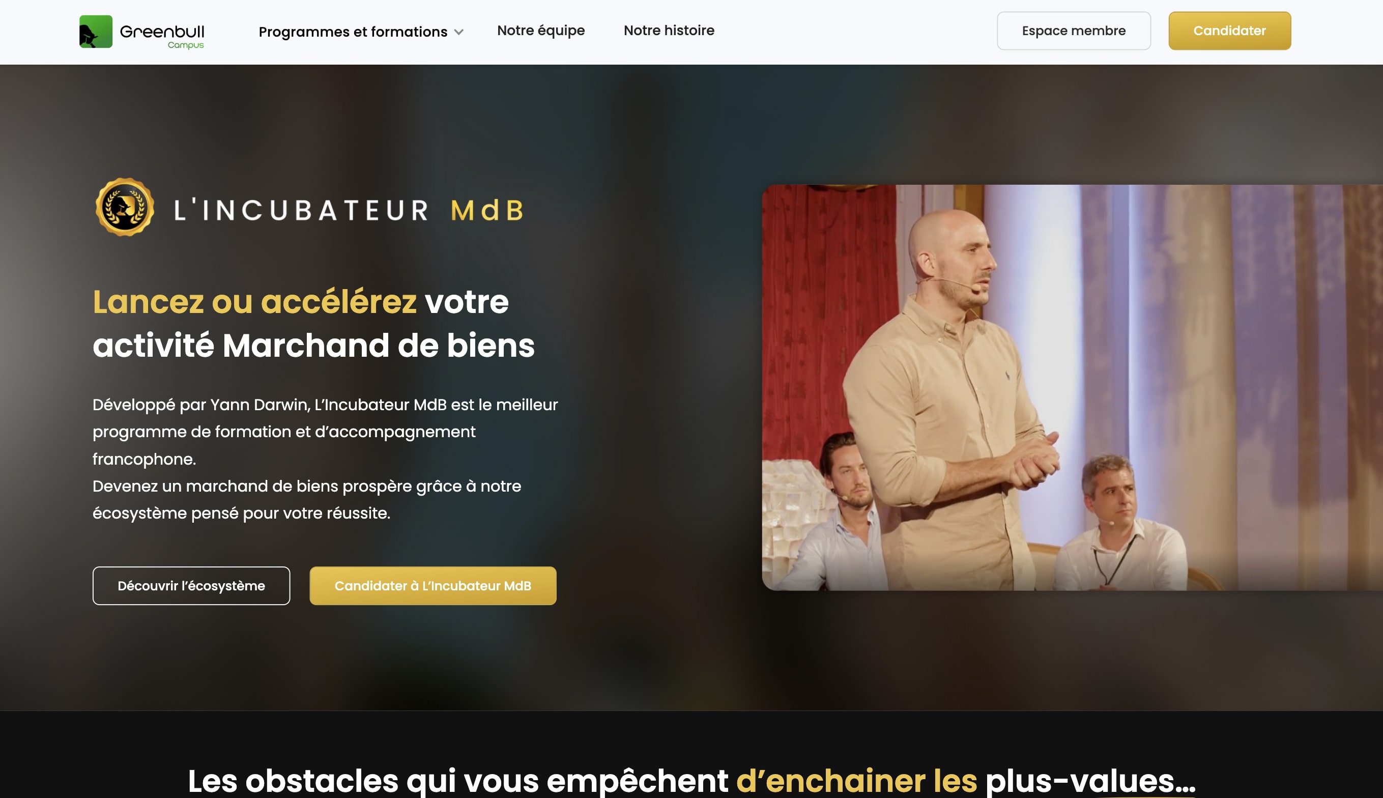 Témoignages Membres | Greenbull Campus Incubateur